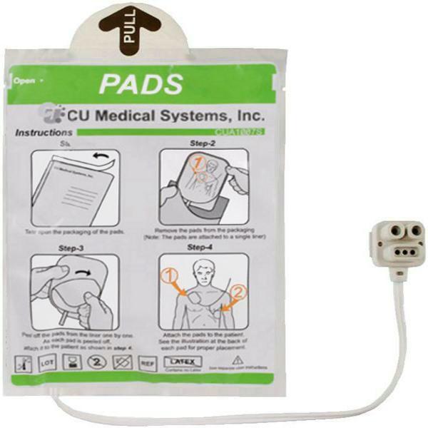 COPPIA PIASTRE ELETTRODI MONOPAZIENTE PER DEFIBRILLATORE CU MEDICAL I ...