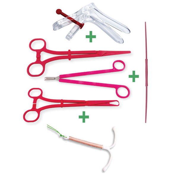 KIT MONOUSO PER INSERIMENTO SPIRALE IUD COMPLETO - GYNEAS - sterile