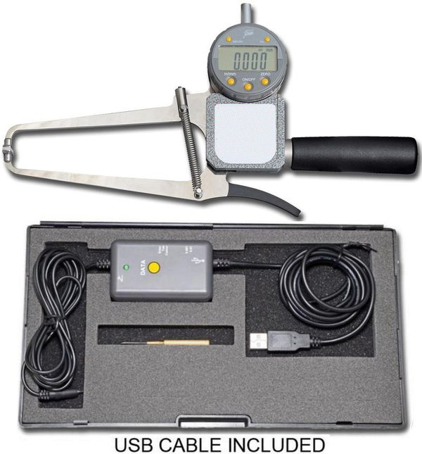 PLICOMETRO DIGITALE GIMA - dati scaricabili su PC - cavo usb incluso